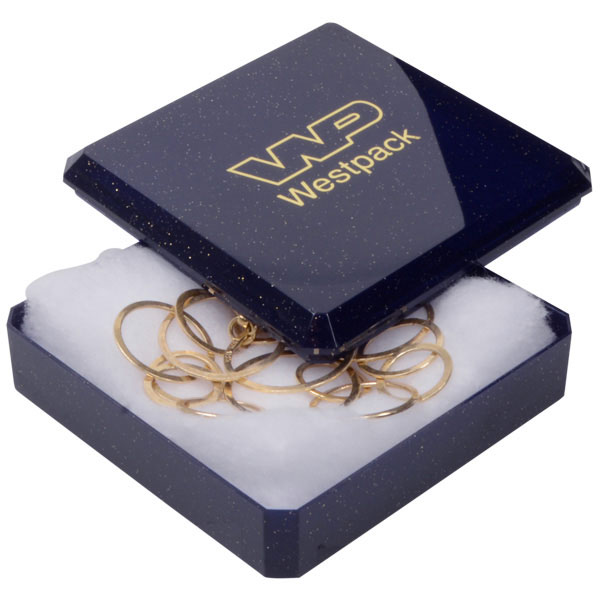 Rio Universal Jewelry Box, Large | Blue White