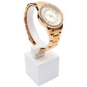 Order Display Pillar for Watch, Small | Glossy Lacquered Wood, White