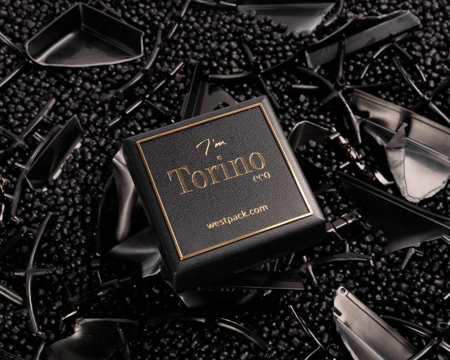 Bestil Store plastposer med diamant, 250 stk. | Sort