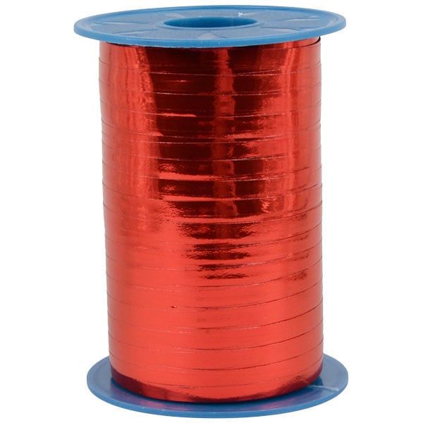 Shiny ribbon, narrow | Red